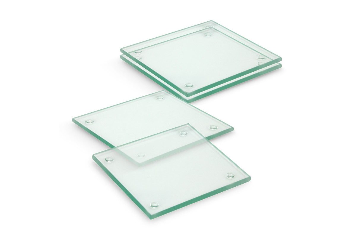 Venice Glass Coaster Set of 4 - Square