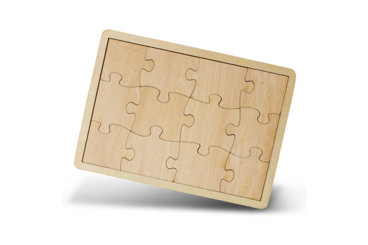 Wooden 12 Piece Puzzle