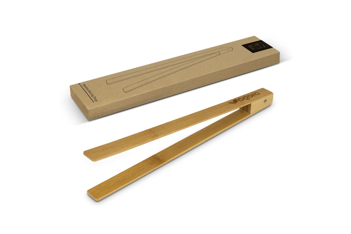 NATURA Bamboo Serving Tongs