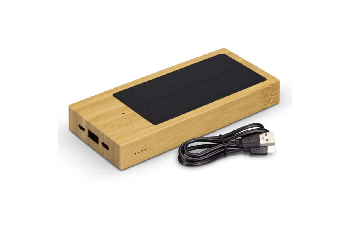 NATURA Bamboo Solar Power Bank