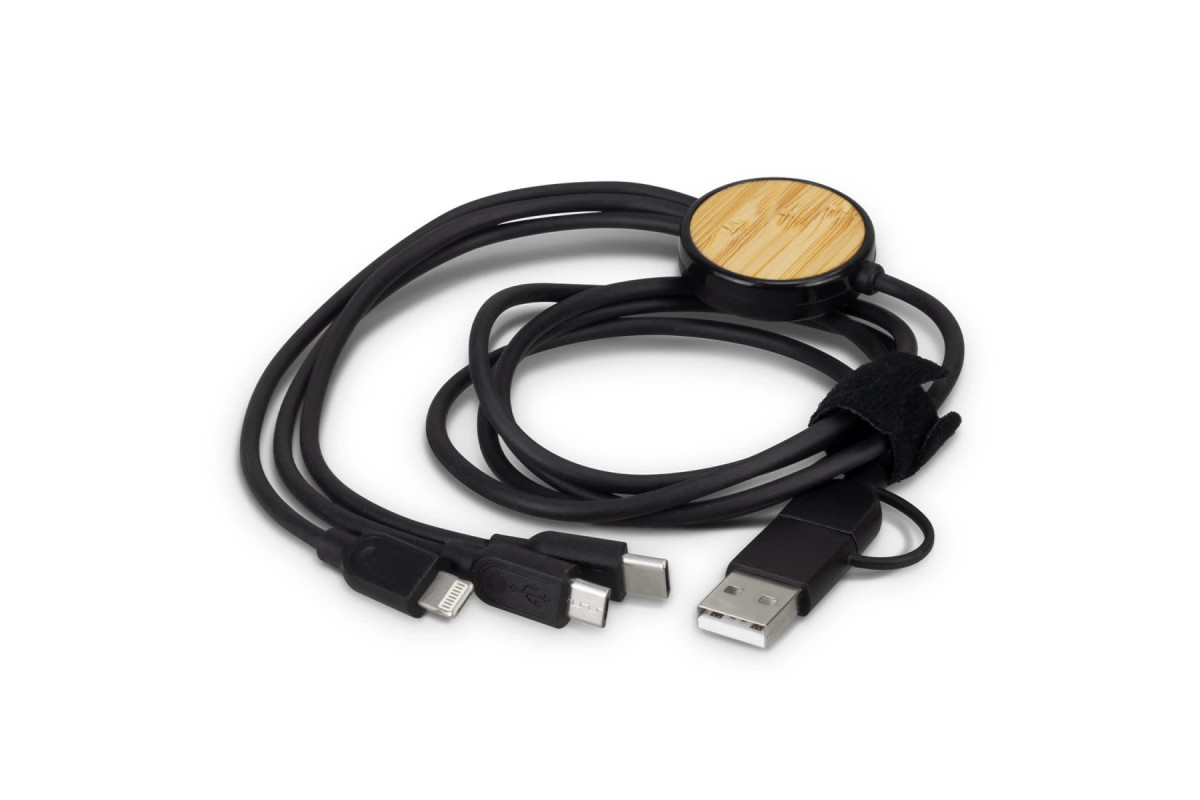 Bamboo Triple Connector Cable