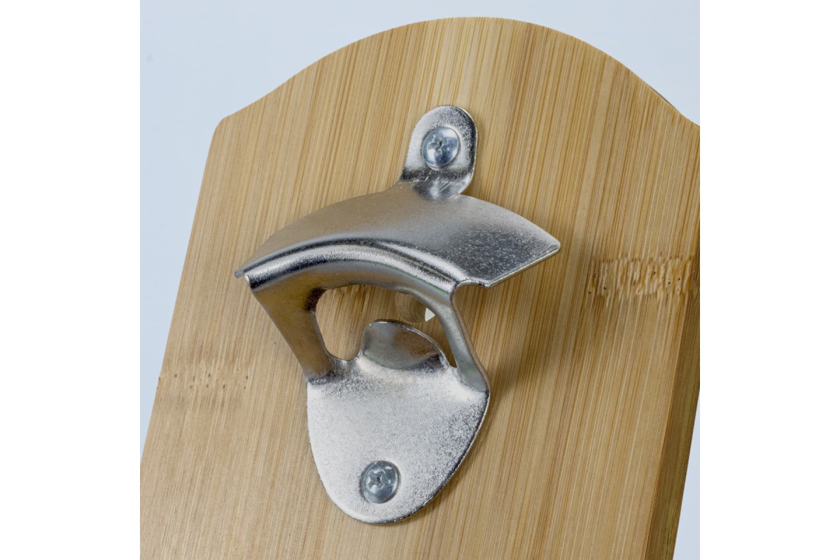 NATURA Bamboo Wall Mounted Bottle Opener